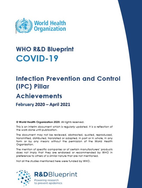 WHO COVID-19 infection prevention and control (IPC) pillar achievements ...